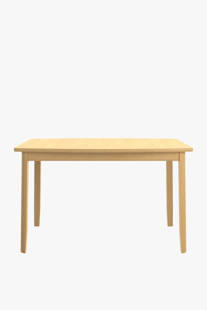 Shadows Small Rectangular Dining Table on Legs (Oak) – Qualita Ltd