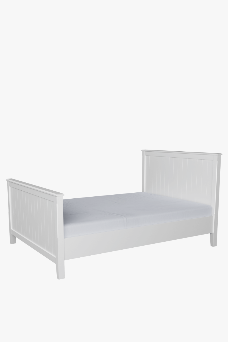 Devon 4’6″ Bed Frame (White) – Qualita Ltd