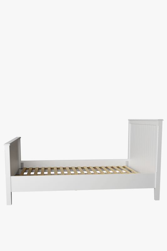 Devon 4’6″ Bed Frame (White) – Qualita Ltd