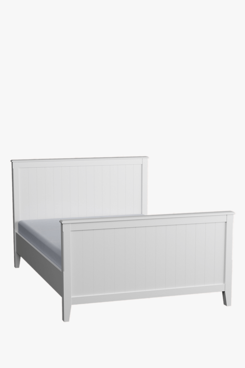 Devon 6’0″ Bed Frame (White) – Qualita Ltd
