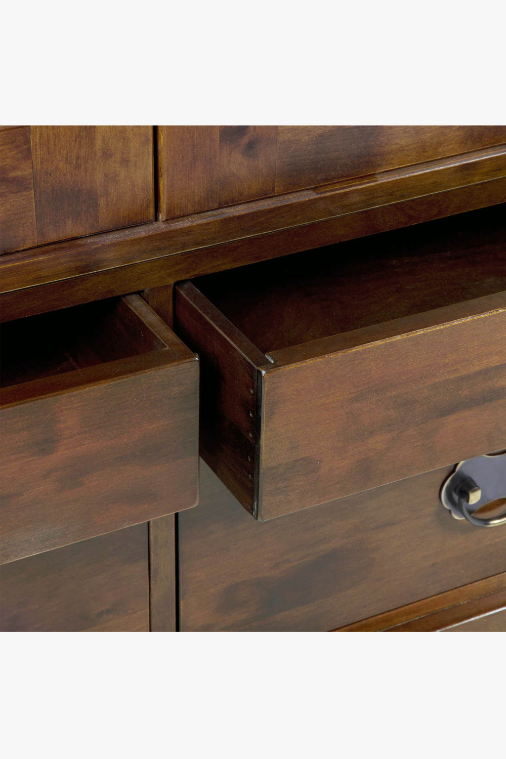 Garrat 2 Door 4 Drawer Wardrobe (Dark Chestnut) – Qualita Ltd