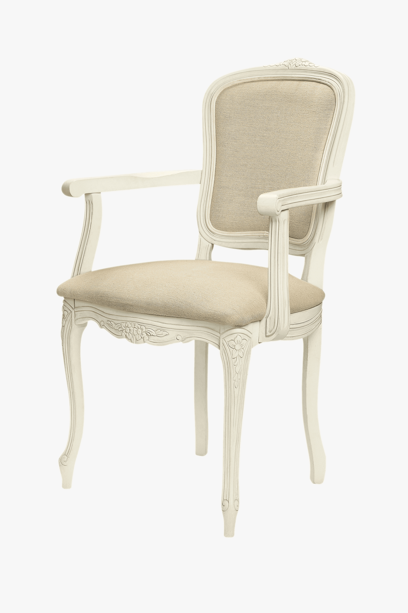 Provencale Ivory Carver Chair – Qualita Ltd