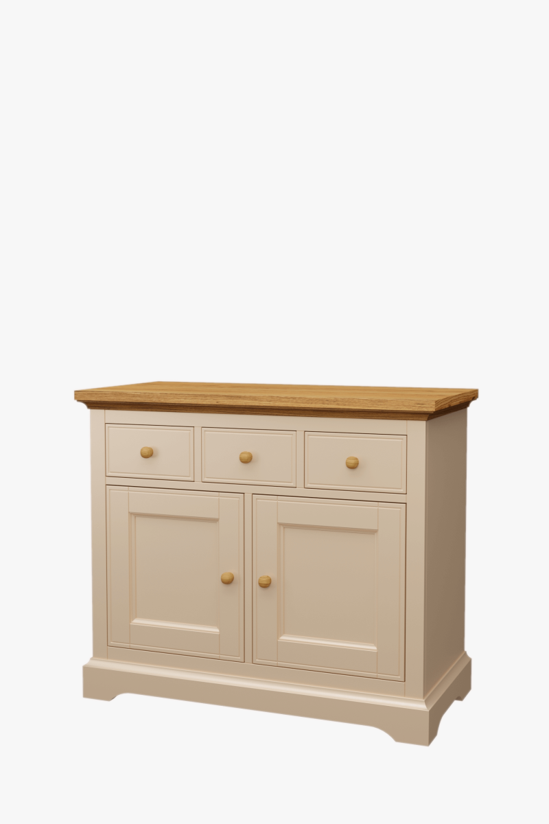 Oakham 2 Door 3 Drawer Sideboard (Cream) – Qualita Ltd
