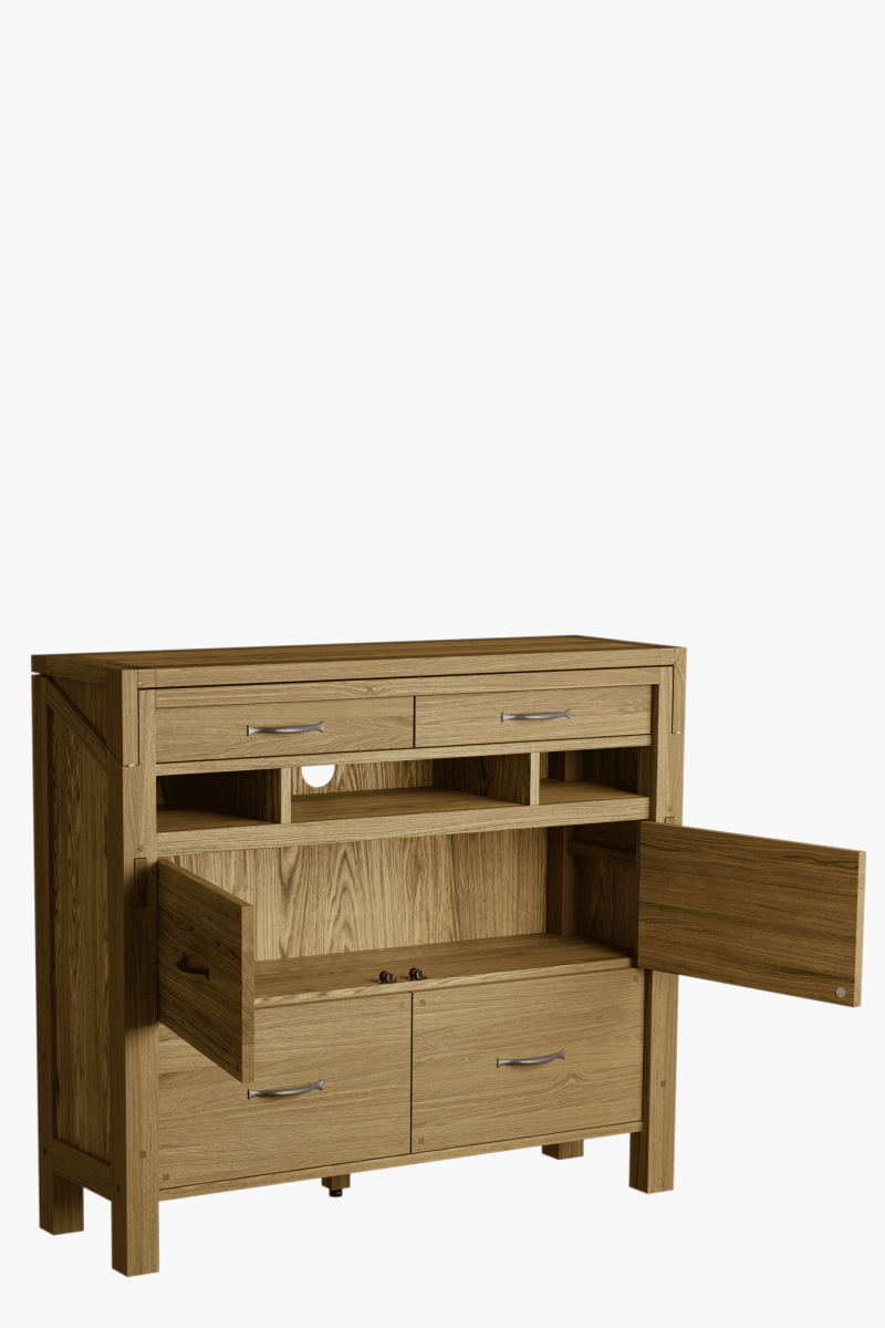 Milton Bureau (Oak) – Qualita Ltd