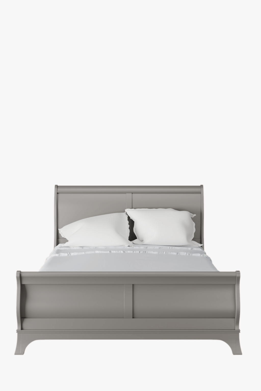 Broughton 5’0″ Bed Frame (Pale French Grey) – Qualita Ltd