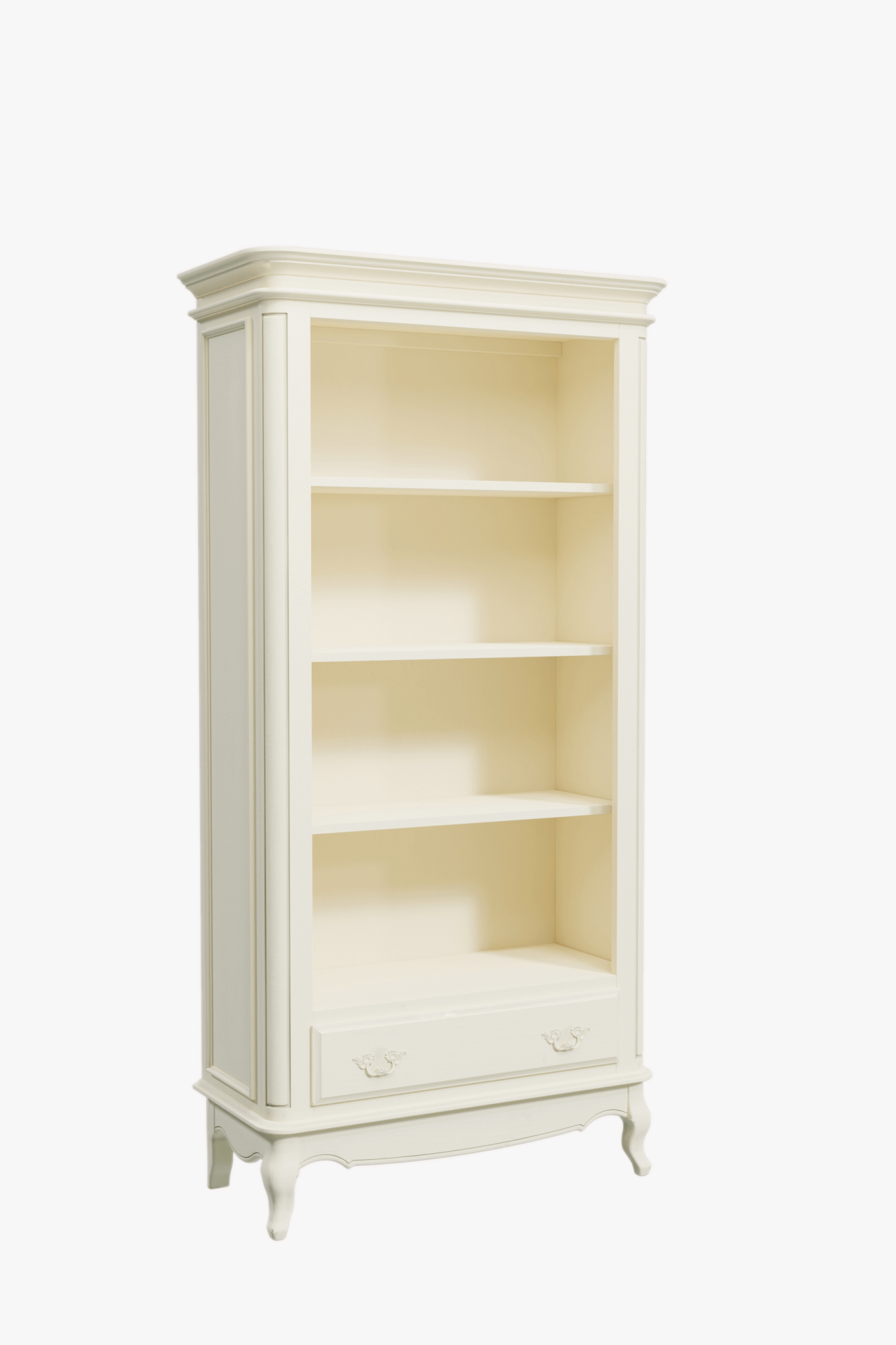 Provencale 1 Drawer Bookcase (Ivory) – Qualita Ltd