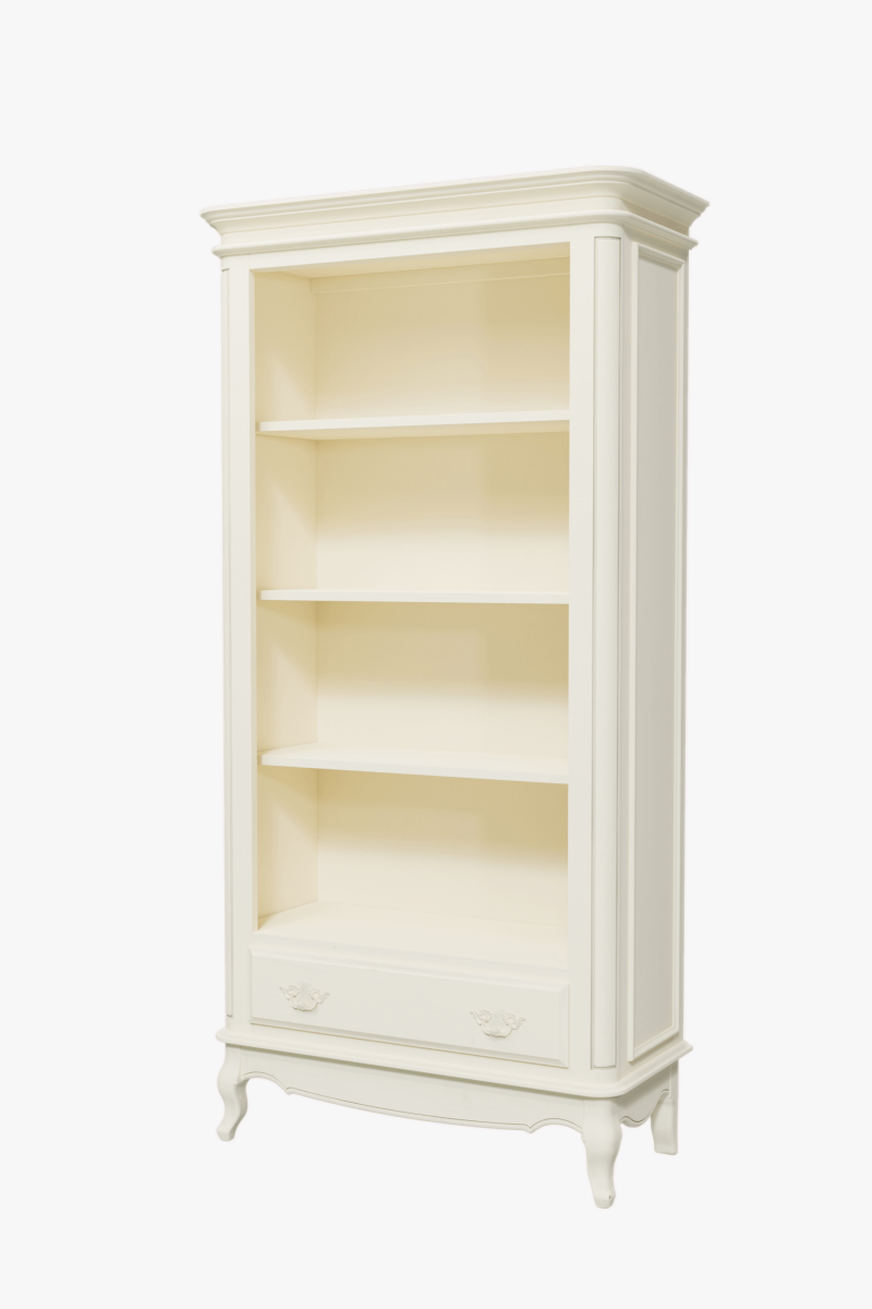 Provencale 1 Drawer Bookcase (Ivory) – Qualita Ltd