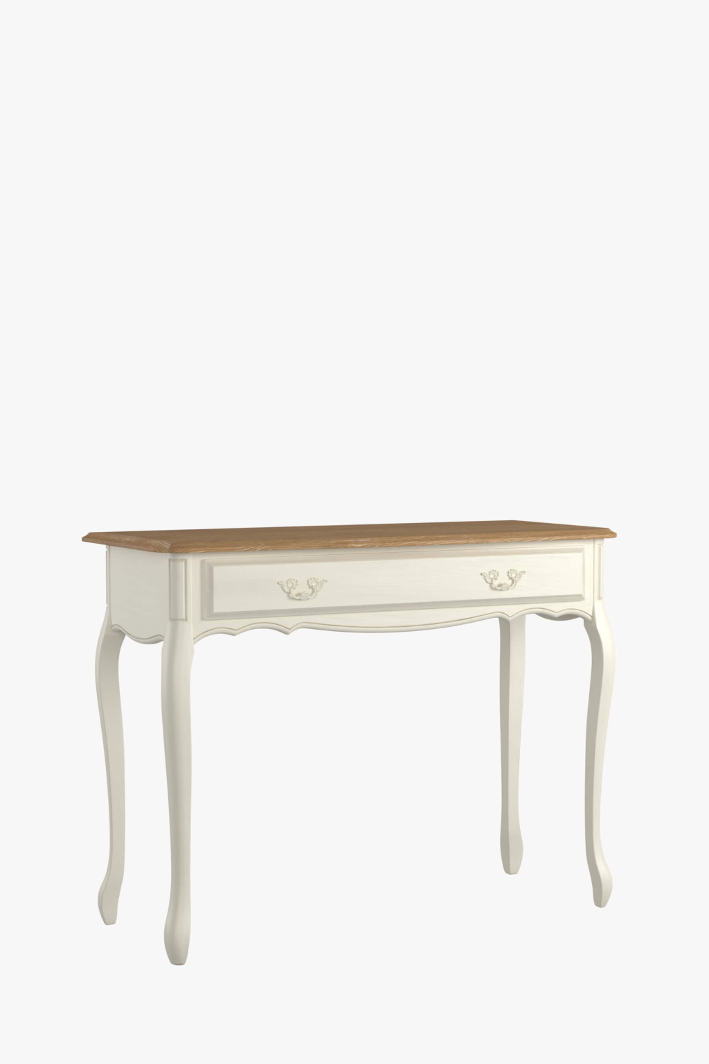 Provencale 1 Drawer Console Table (Ivory & Oak) – Qualita Ltd