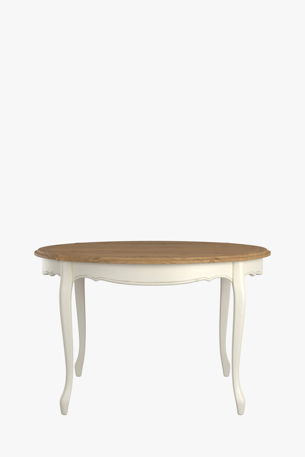 Provencale Round Dining Table (Ivory & Oak) – Qualita Ltd