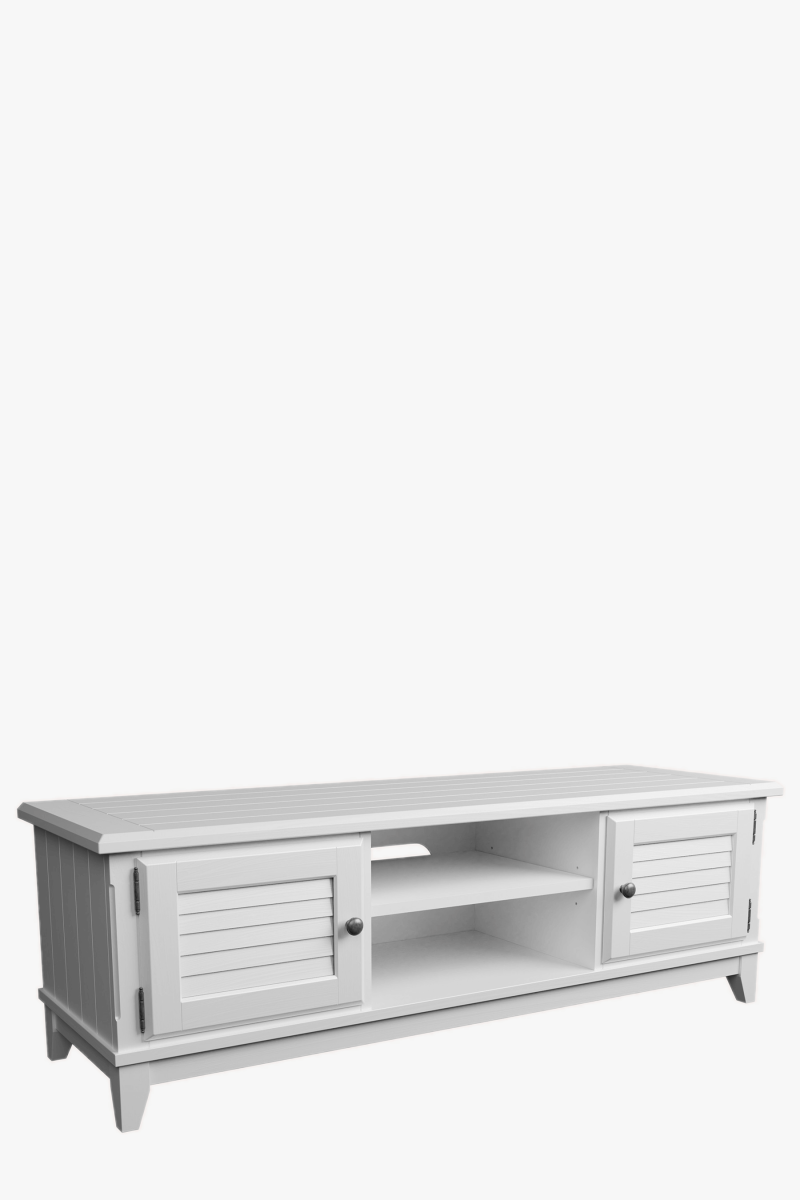 Devon 2 Door TV Unit (White) – Qualita
