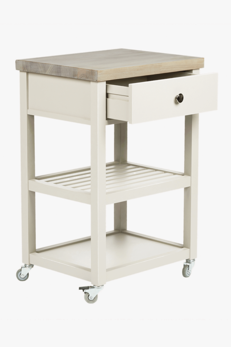 Dorset Butcher’s Trolley (White) – Qualita Ltd