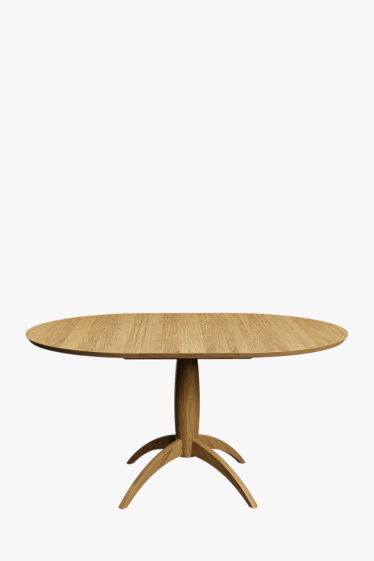 Brecon Round Extending Dining Table (Oak) – Qualita Ltd