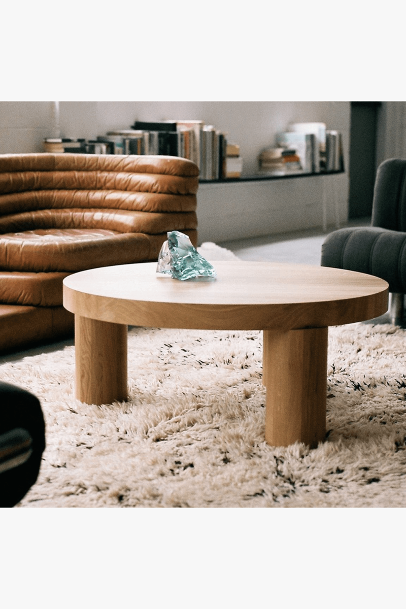 Offset Coffee Table (Oak) – Qualita Ltd