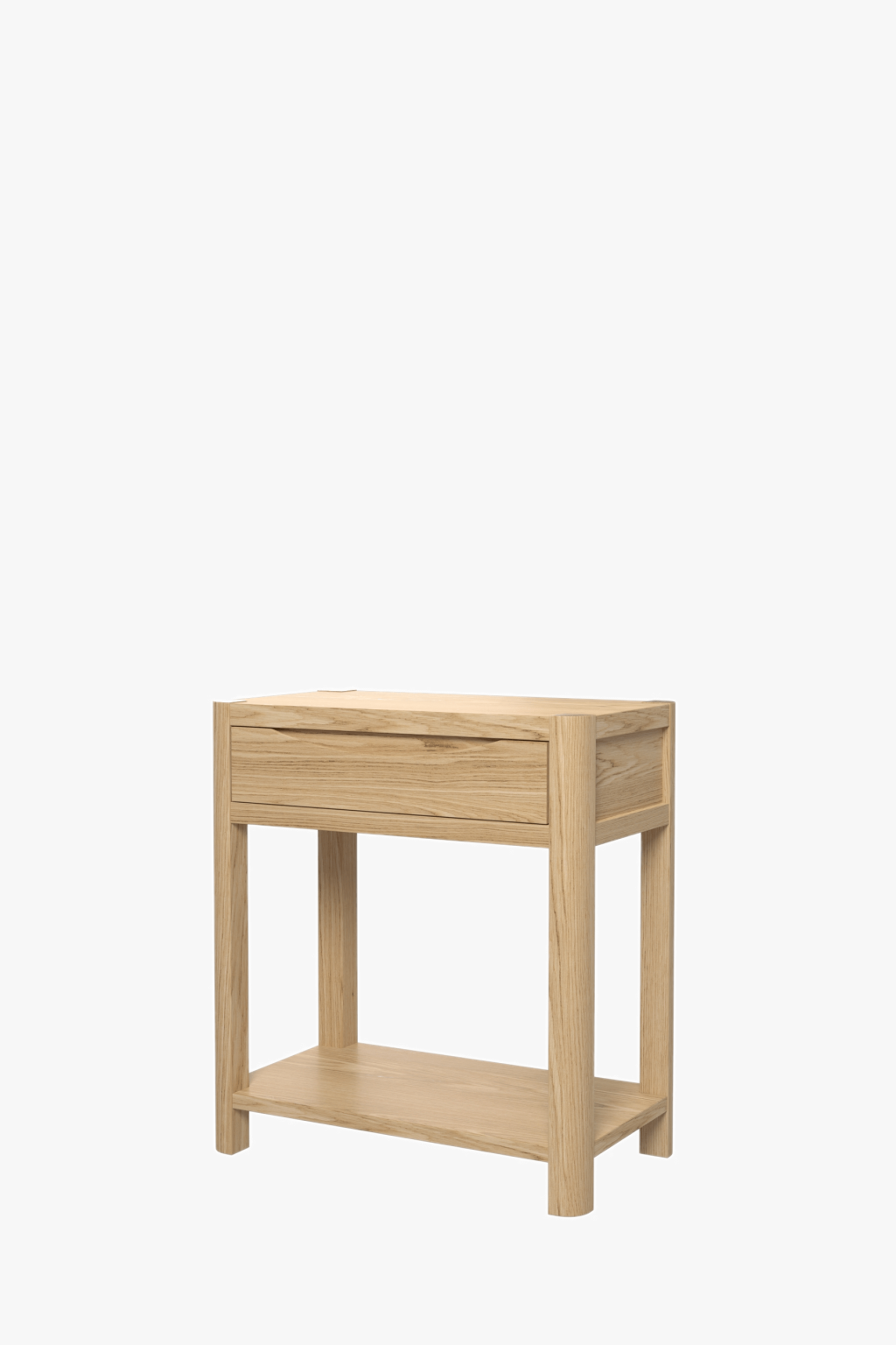 Stockholm 1 Drawer Hall Table (Oak) – Qualita Ltd