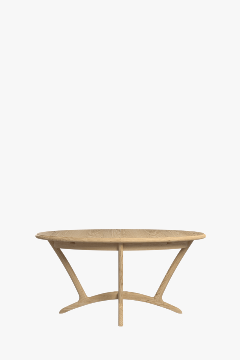 Stockholm Oval Extending Dining Table (Oak) – Qualita Ltd