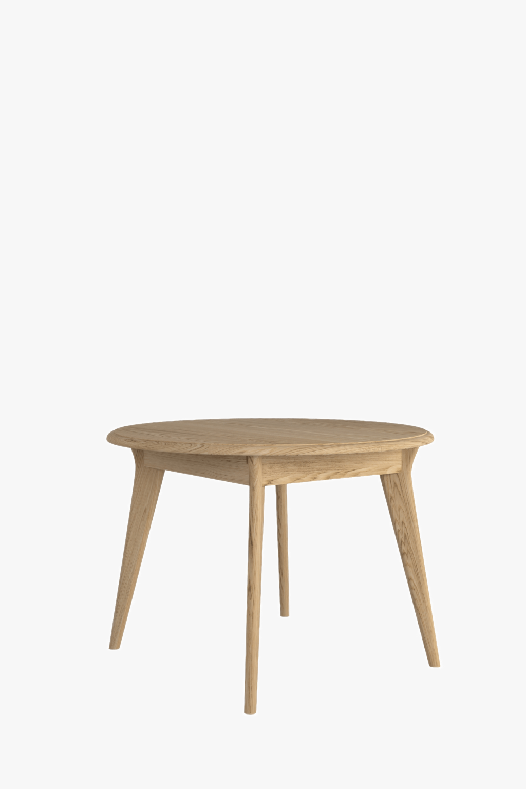 Stockholm Compact Round Extending Dining Table (Oak) – Qualita Ltd