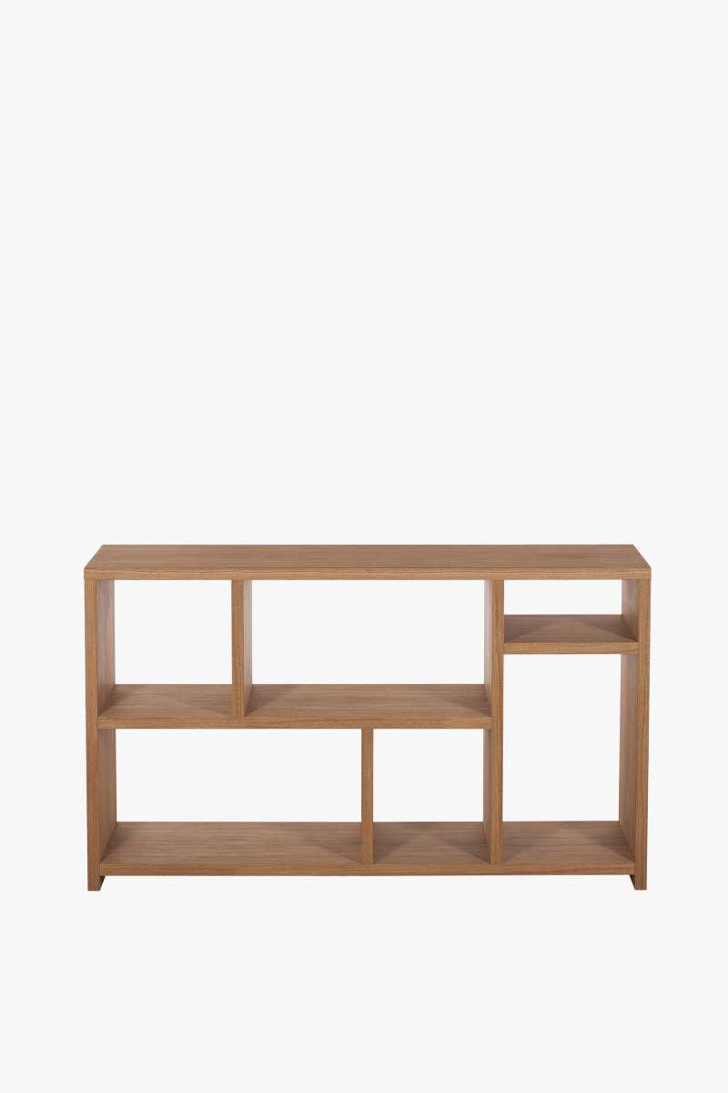 Westport Low Open Shelving Unit (Oak) – Qualita Ltd