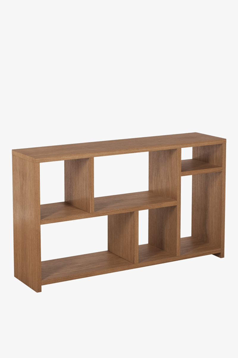 Westport Low Open Shelving Unit (Oak) – Qualita Ltd