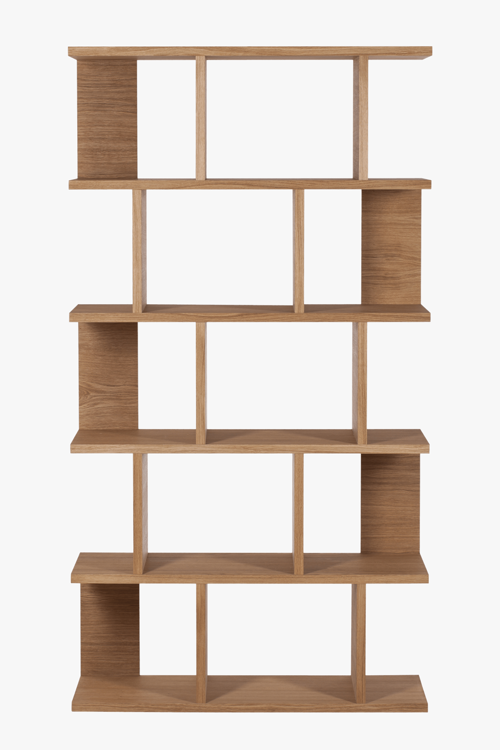 Westport Puzzle Shelving Unit (Oak) – Qualita Ltd