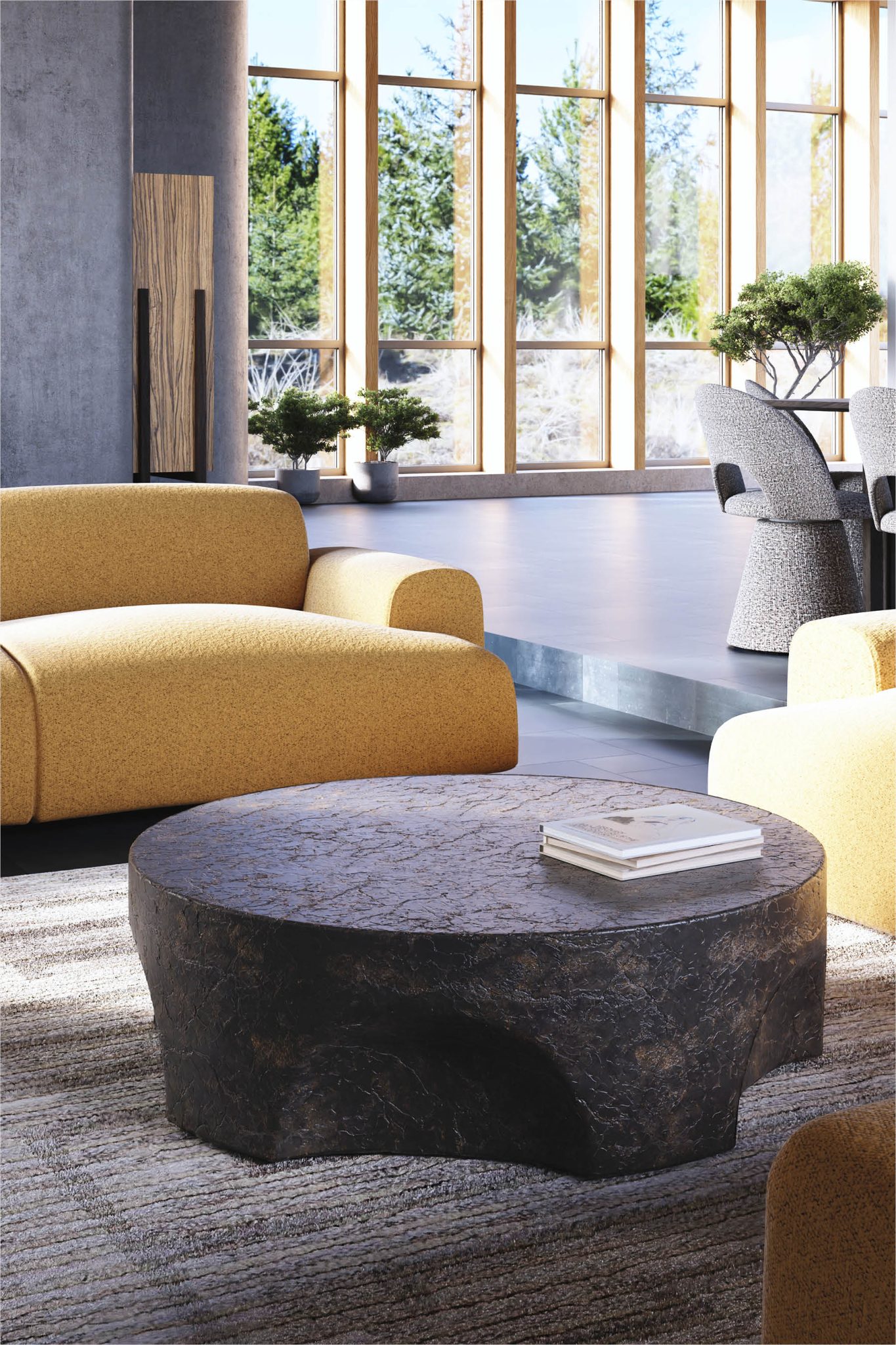 Abigail Ahern Pinch Coffee Table (Brown Slate) – Qualita Ltd